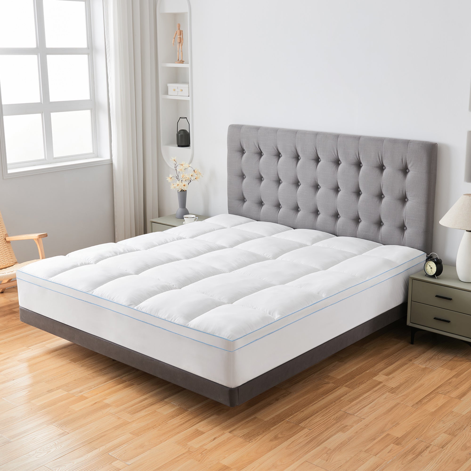 LINENOVA Luxury Bamboo Mattress Topper Thickness 5cm All Size