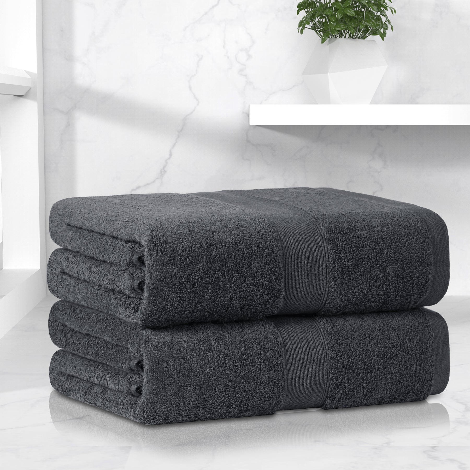 550GSM Cotton Bath Sheets (2 Piece Set) | LINENOVA